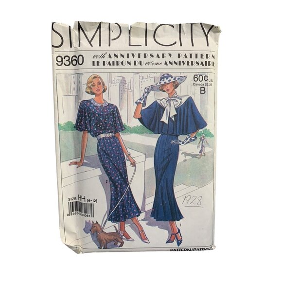 Simplicity | Other | Simplicity 936 Vintage 970s Cape Dress Sewing ...